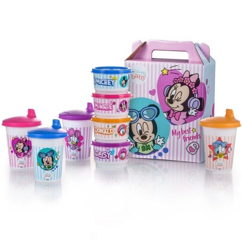 Tupperware Disney Baby Set (Snack Cup)110ml or Sippy Cup 200ml | Shopee ...