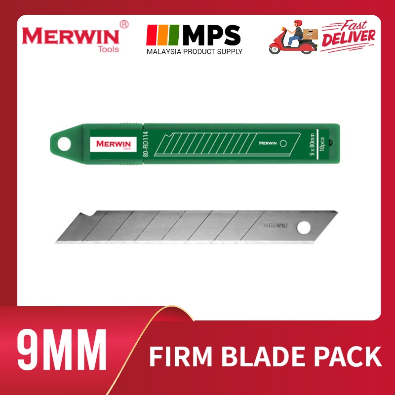 Small Cutter Blade 80mm x 9mm SK5 Steel Blade Sharp Blade (10pcs/Tube ...