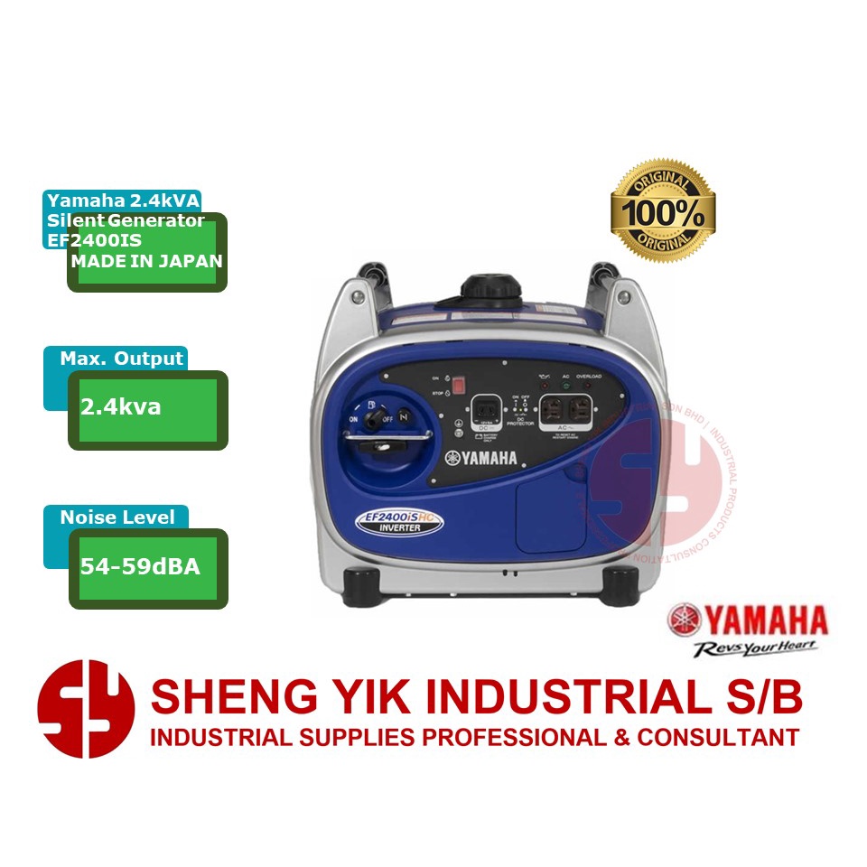 SYI Yamaha Inverter Generator 2000W EF2400IS | Shopee Malaysia