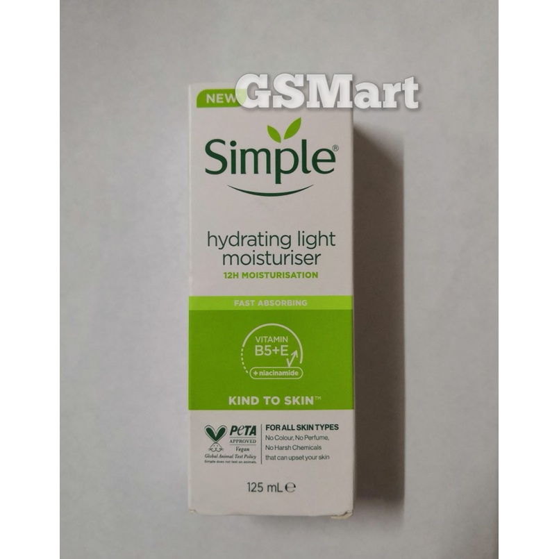 Simple Hydrating Light Moisturiser - 125mL / 50ml | Shopee Malaysia