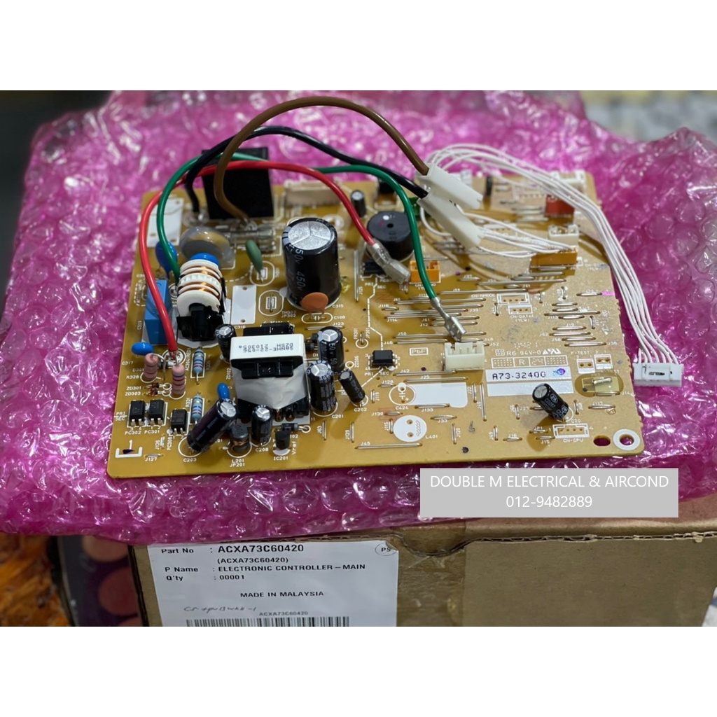 Electronic controller-main ACXA73C60420 Model :- CS-Xpu13wkh-1 | Shopee ...