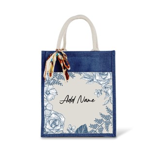 [BAG SULAM NAMA] JUTE BAG SLING TOTE CANVAS BAG MEDIUM SIZE ...