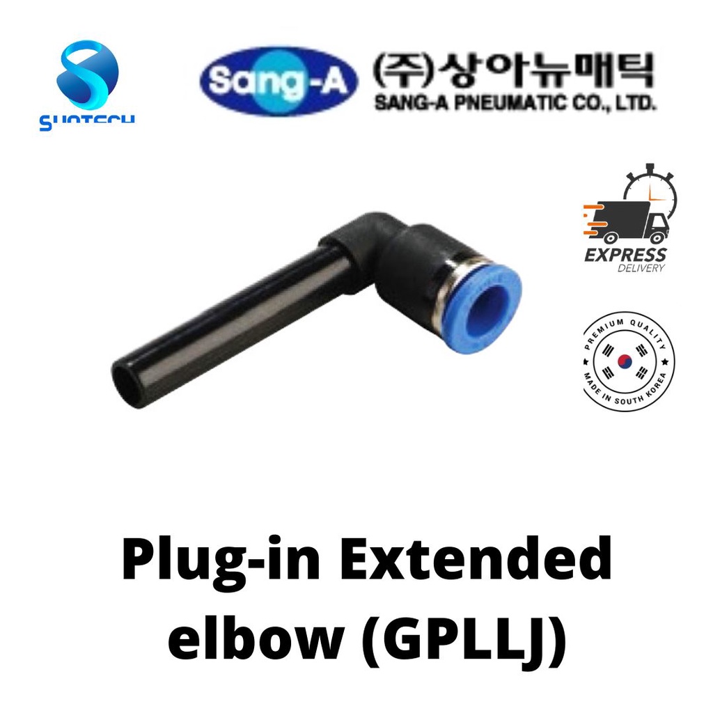 SANG-A PNEUMATIC FITTING - PLUG-IN EXTENDED ELBOW (GPLLJ) | Shopee Malaysia
