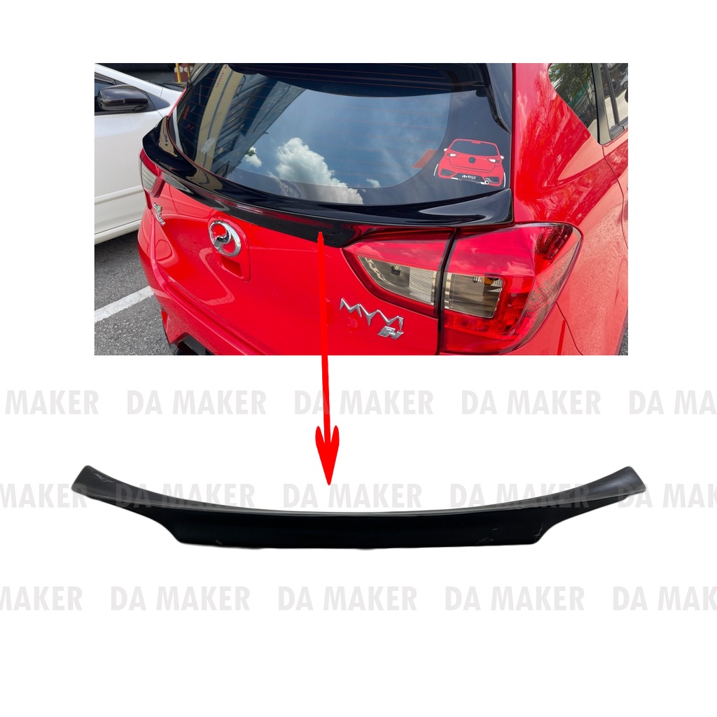 PERODUA MYVI CENTER SPOILER MIDDLE SPOILER DUCKTAIL SPOILER 2017 2018 ...