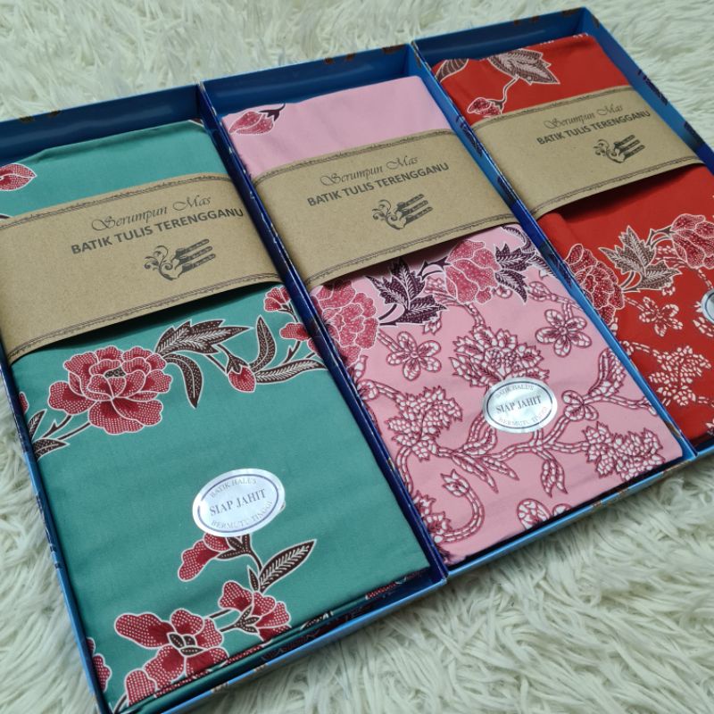 [PART1] KAIN BATIK TERENGGANU SIAP JAHIT WITH BOX | Shopee Malaysia