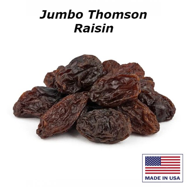 500g | 1000g ( JUMBO XL / BESAR ) USA THOMSON BLACK RAISIN / KISMIS ...