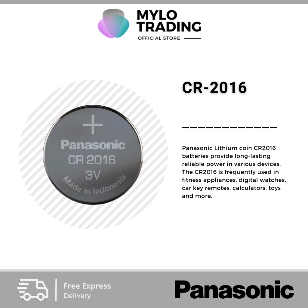 ( Ready Stock ) - Panasonic CR-2016 CR-2025 CR 2016 2025 Lithium Batteries | Shopee Malaysia