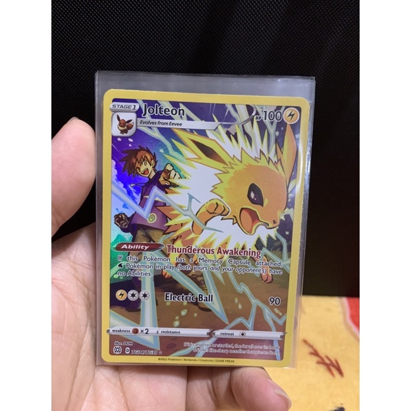 Pokemon Tcg - Jolteon Full art Tg04 | Shopee Malaysia