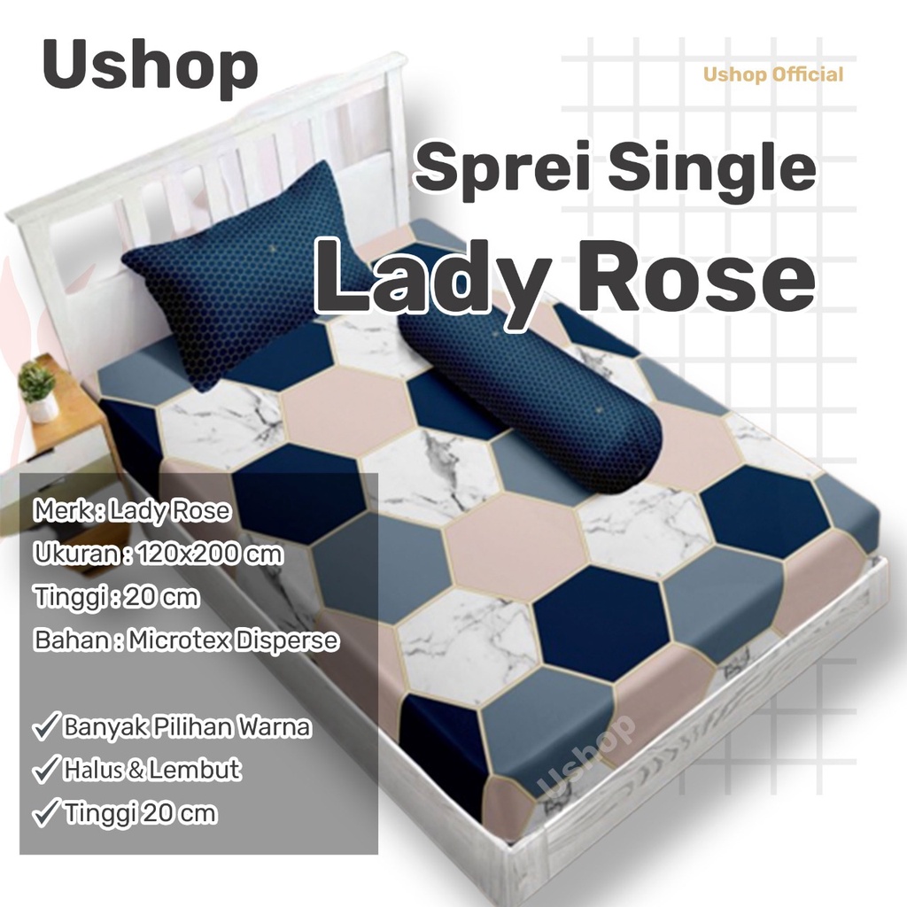 Lady ROSE Bed Sheet 120x200 Height 20cm - Adina Martin Kitty Apple Sava Teja Dc Girls Dc Super ...