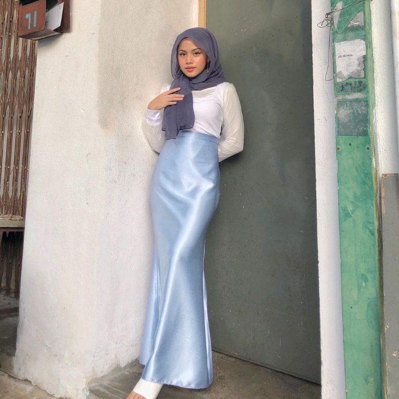 Mermaid Skirt Satin Mermaid Skirt Satin Silk Skirt Long Skirt Women