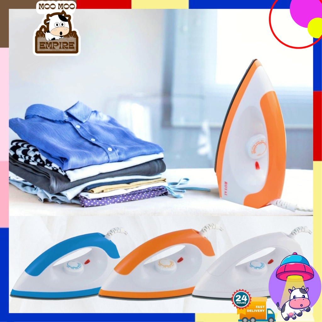 𝗙𝗔𝗕𝗥𝗜𝗖 𝗦𝗘𝗟𝗘𝗖𝗧𝗢𝗥 〗1000W Non Stick Soleplate Handheld Electric Iron ...