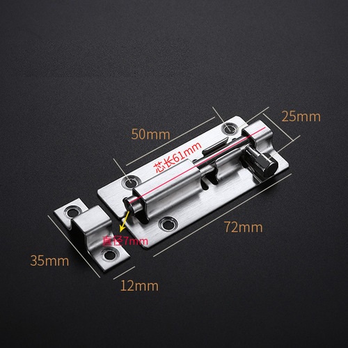 Stainless Steel Door Bolt Latch Lock Tower Bolt Home Gate Door Window ...