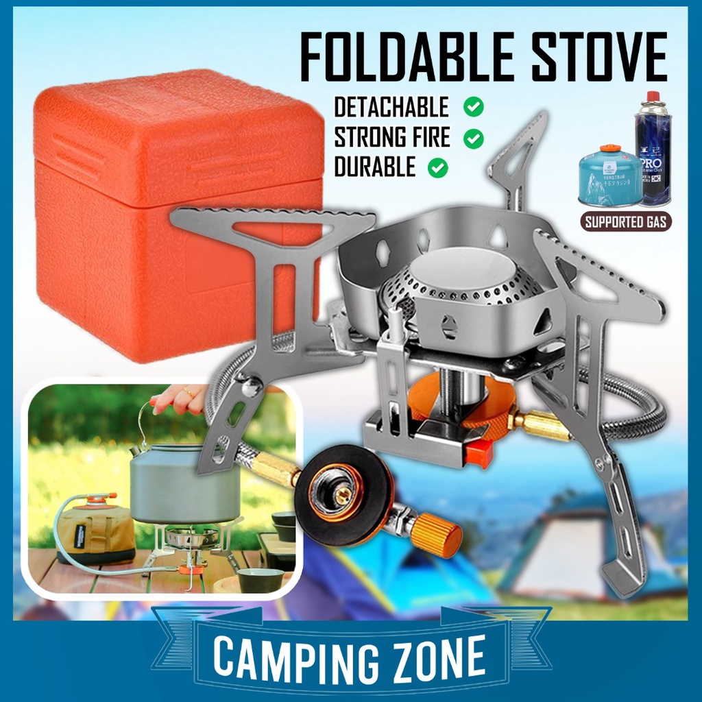 Portable Stove Camping Portable Gas Stove Mini Foldable Stove Dapur Gas ...