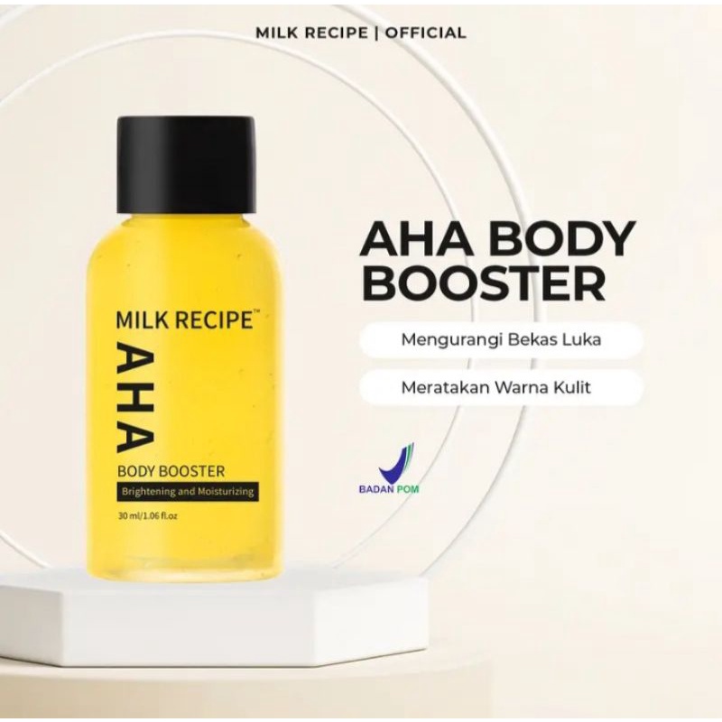 Milk Recipe Aha Booster Brightening Serum 30ml - Whitening Booster ...