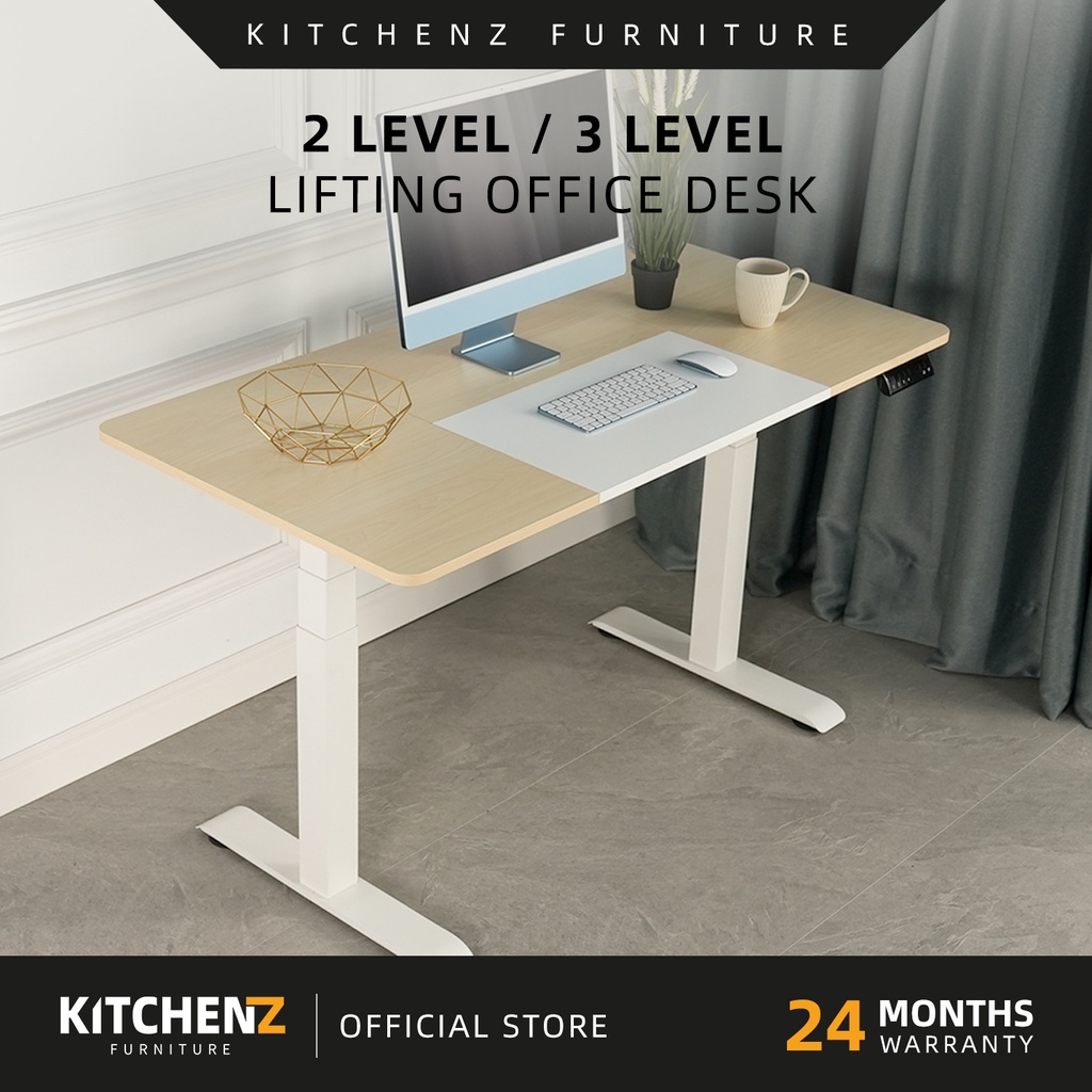 KitchenZ Sabah Smart Lifting Desk Eletrical Table Electrik Motor Meja ...