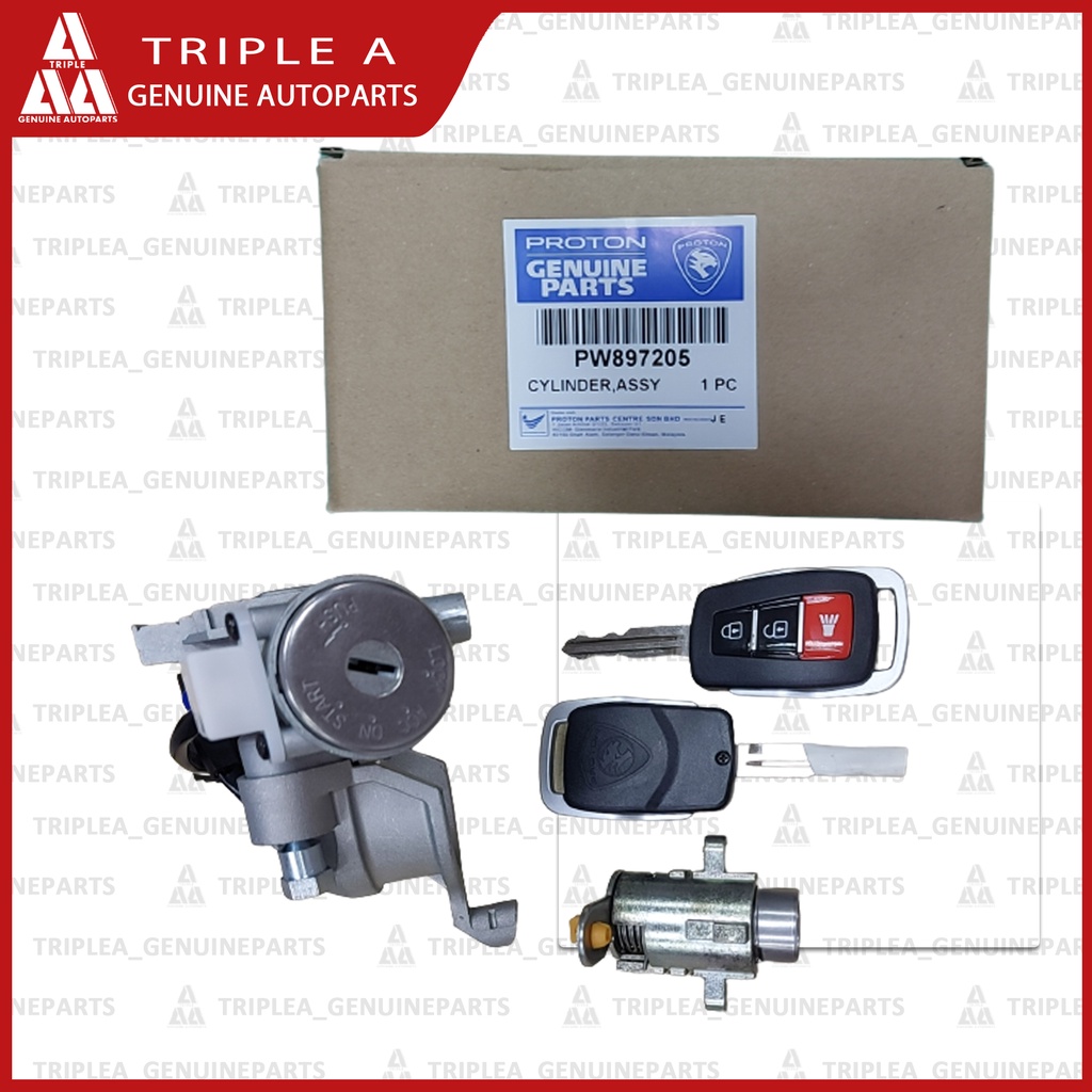 ORIGINAL PROTON EXORA CPS BOLD KEY SET REMOTE BUTTON KUNCI START PINTU ...