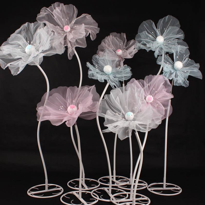 3pcs New Style Wedding Props Road Introduction Flowers Wedding Stage ...