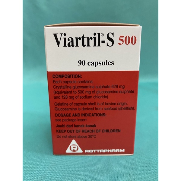 Viartril S capsule 500mg 90’s exp | Shopee Malaysia