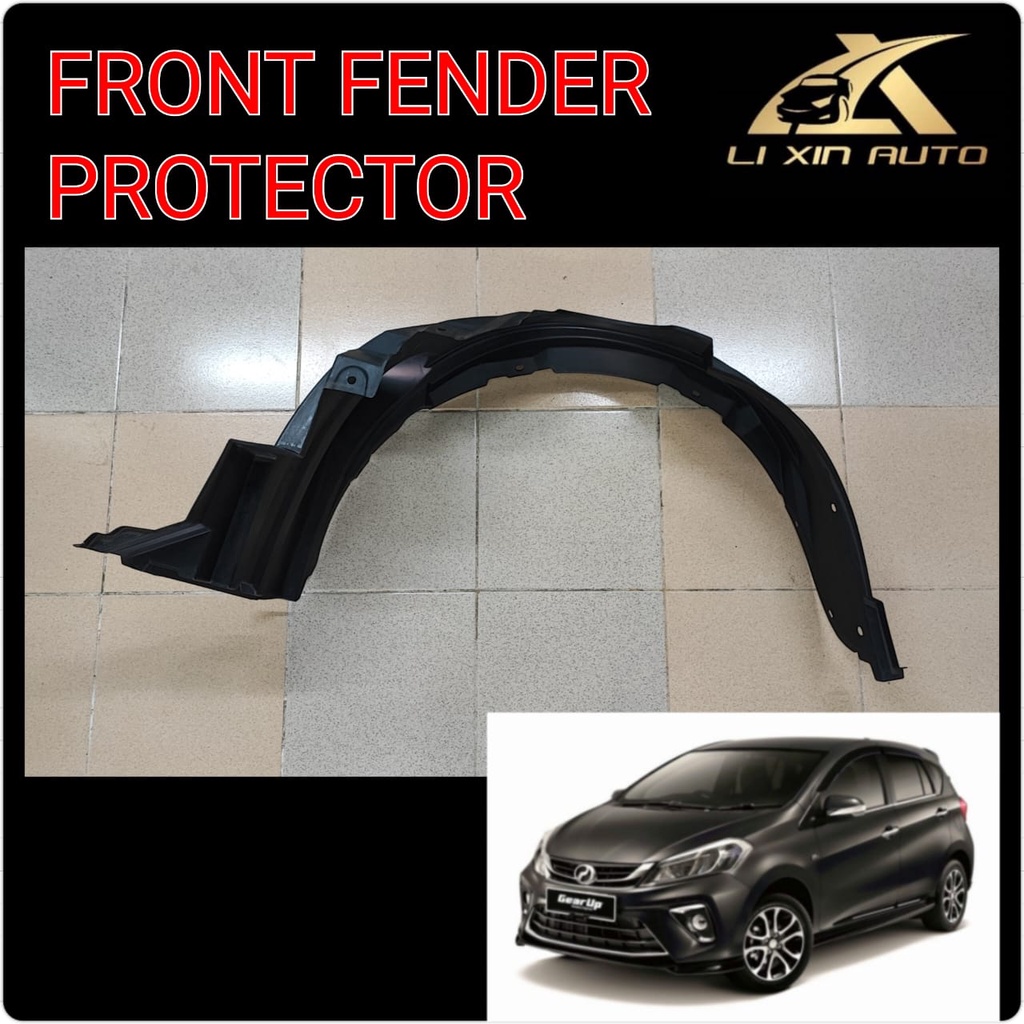 PERODUA MYVI GEN3 2018-2022 FRONT FENDER PROTECTOR ( FENDER DAUN PISANG ...