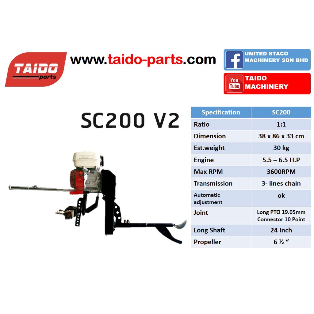 SC200 SHORT TAIL ASSY | Shopee Malaysia