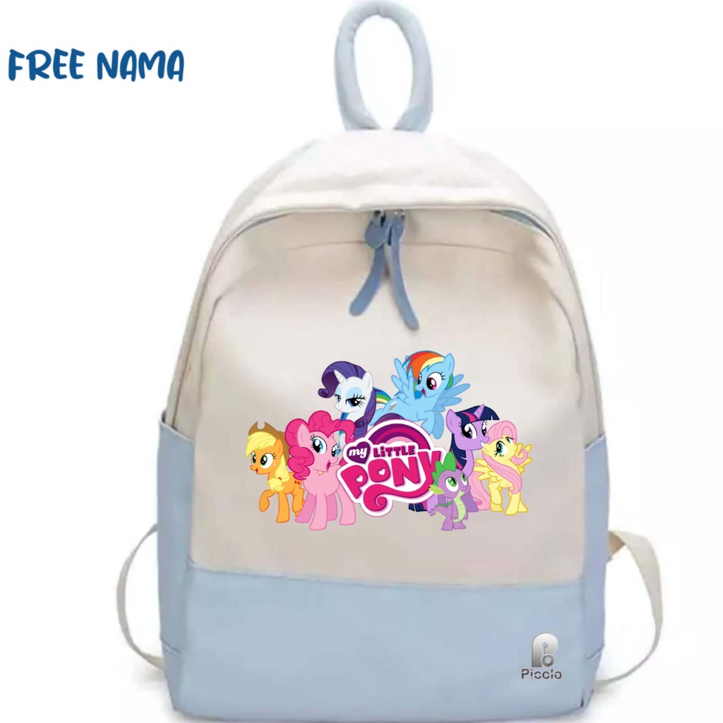 Children's BACKPACK School BACKPACK LITTLE PONY MOTIF | Shopee Malaysia