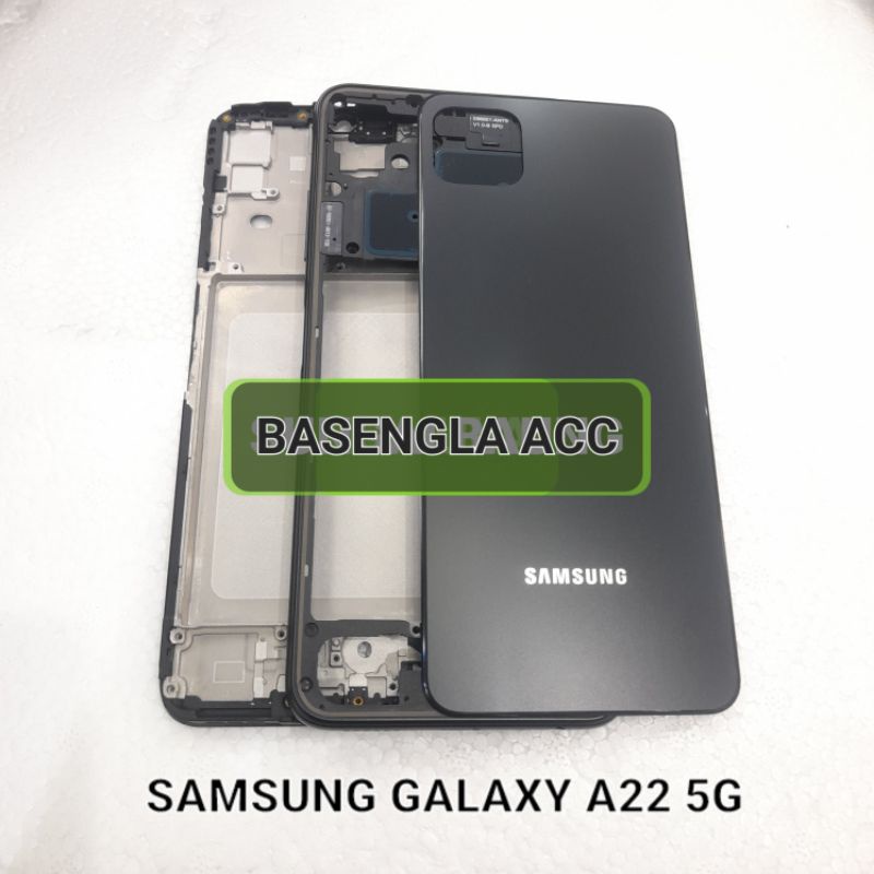 Casing housing casing full set samsung galaxy a22 5g frame+bezel ...