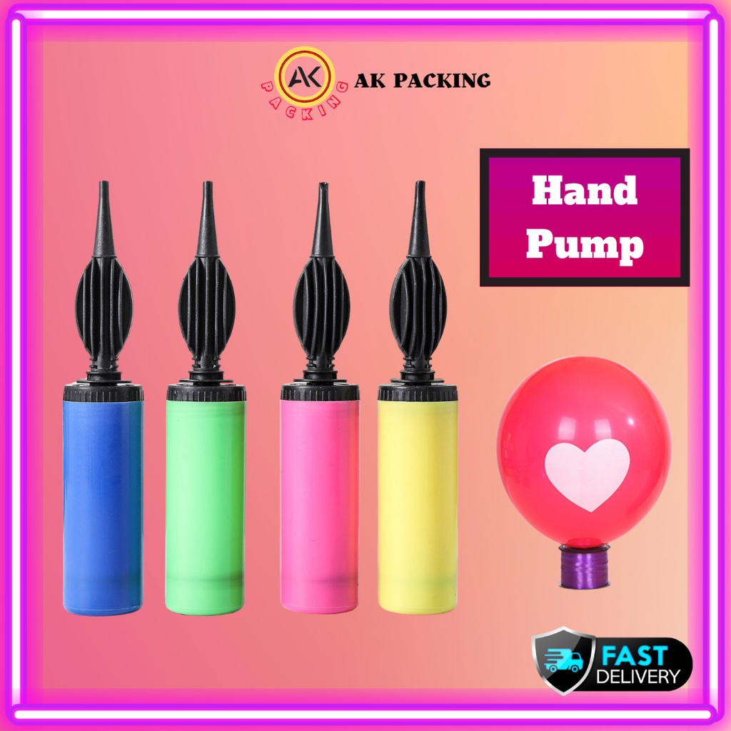 Balloon Hand Air Pump 2 Way Pump ( Random Color ) Hand pump Air pump ...