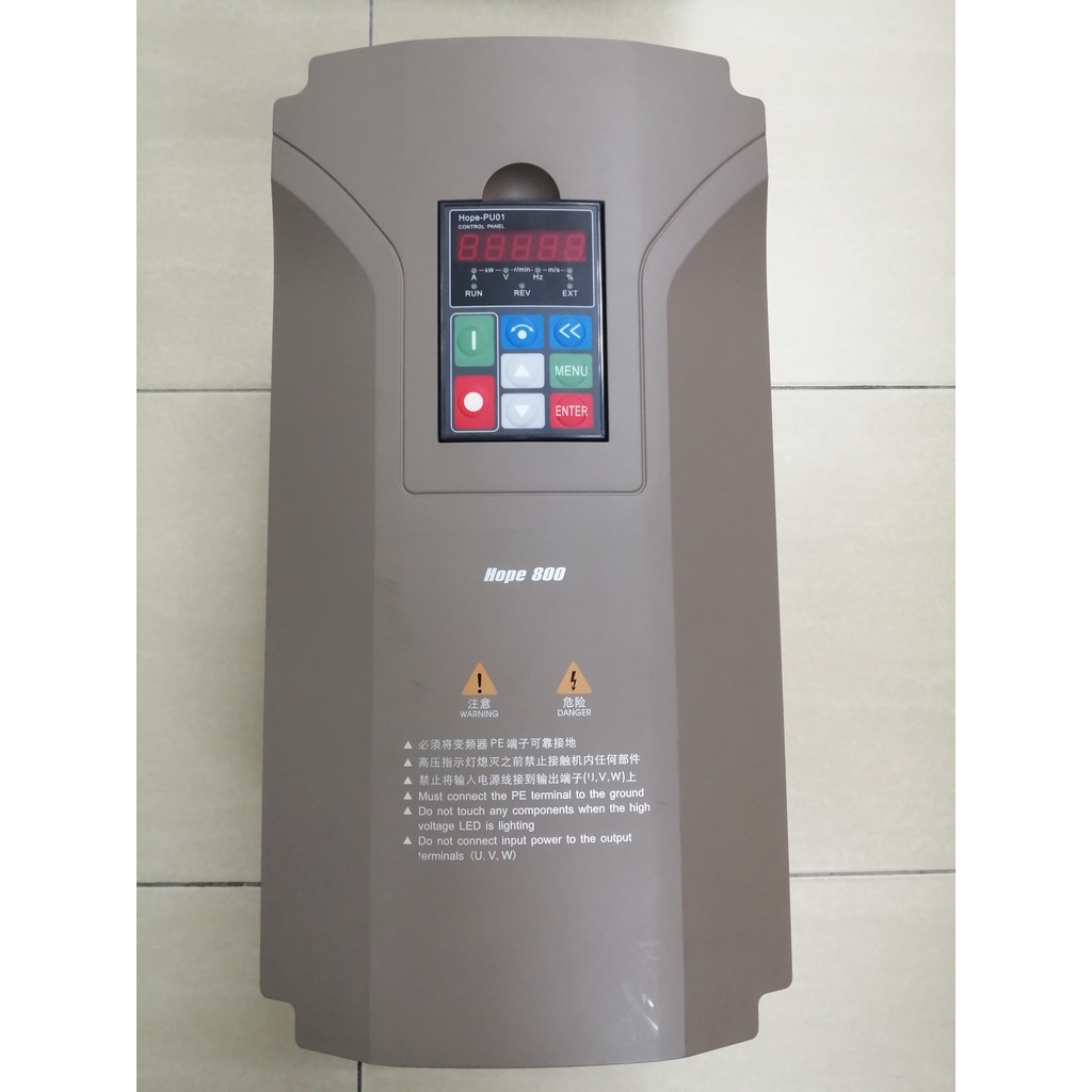 [Original Demo Unit] Slanvert VSD VFD Inverter HOPE800G 7.5kW | Shopee ...