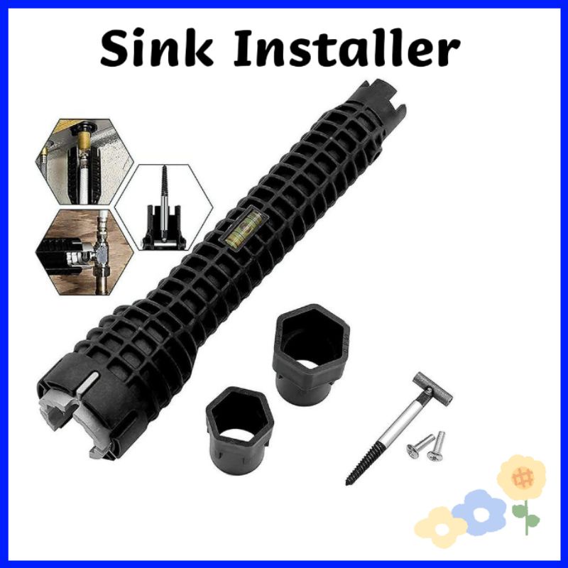 8 In1Faucet and Sink Installer Installation Multifunction Wrench Tools ...