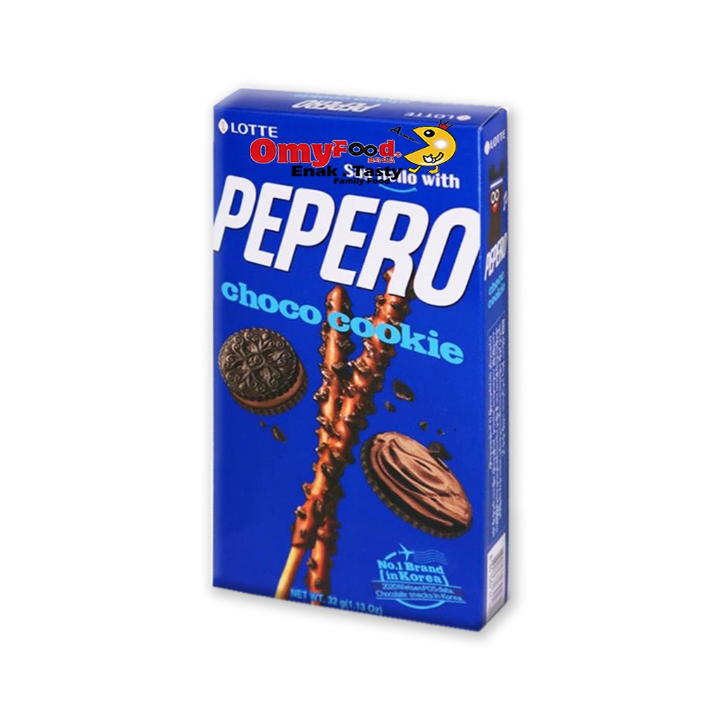 32g/39g/50g Lotte Pepero Biscuit Stick [Crunchy/White Cookie/Choco ...
