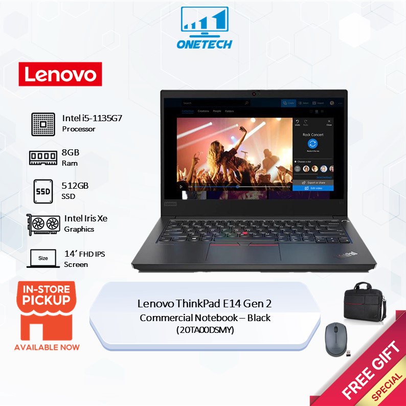 Lenovo ThinkPad Gen 2 E14 20TA00DSMY / E15 20TD00EDMY Commercial ...
