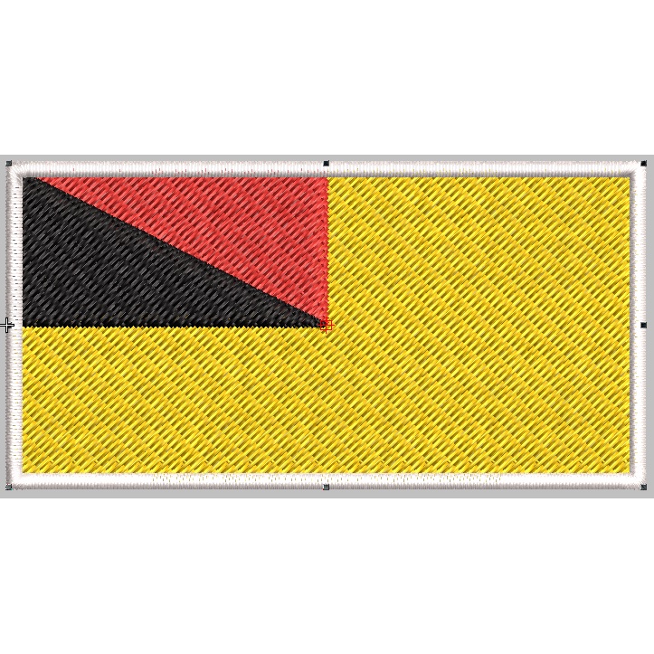 BENDERA NEGERI SEMBILAN SULAM / EMBROIDERY ( PATCHES / IRON ON / VELCRO ...