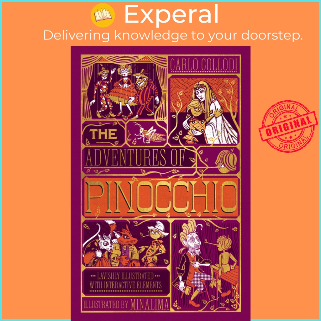 [English] - The Adventures of Pinocchio (MinaLima Edition) - (Ilustrated with I by Carlo Collodi ...