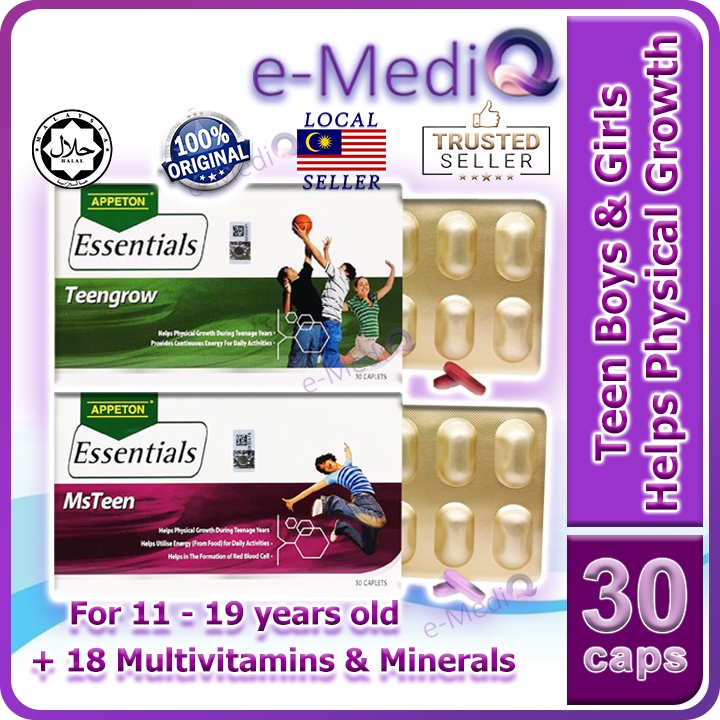 APPETON Essential Teengrow / MsTeen 30s [Teenager - Girls Health ...
