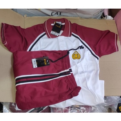 MERAH Red and white police training uniform | Shopee Malaysia