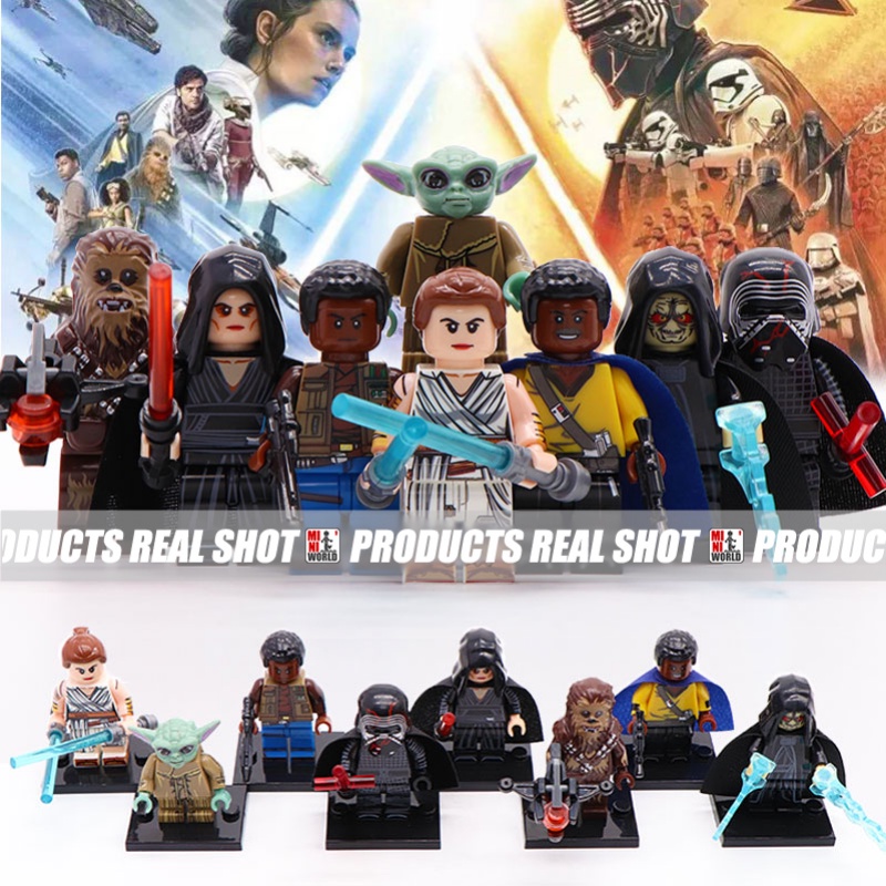Toys Gifts Minifigures Kylo Ren Baby Yoda Lando Palpatine Drak Rey ...