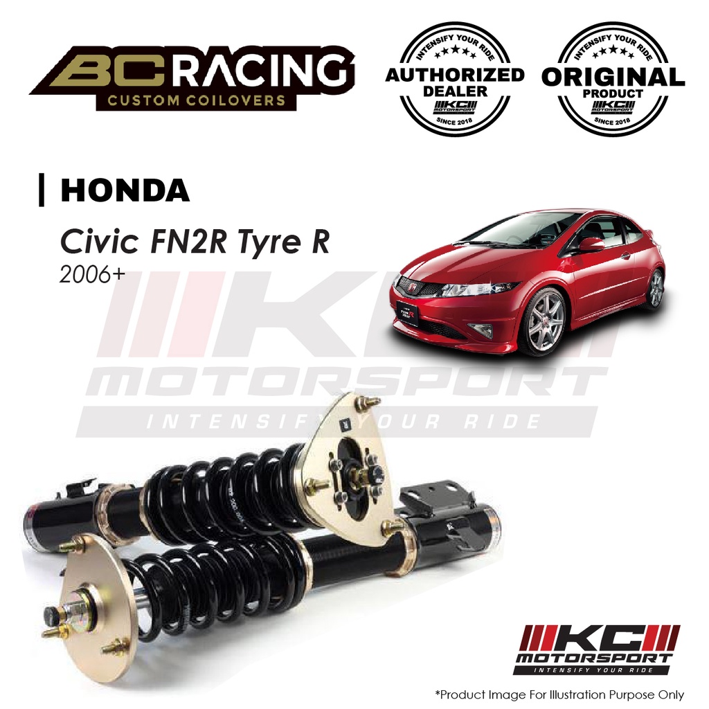 Honda Civic FN2R Type R 2006+ - BC RACING BR RA Fully Adjustable ...
