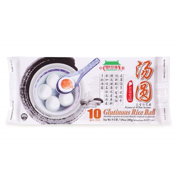 CHINATOWN GLUTINOUS RICE BALL (PEANUT & WHITE SESAME 200G) | Shopee ...