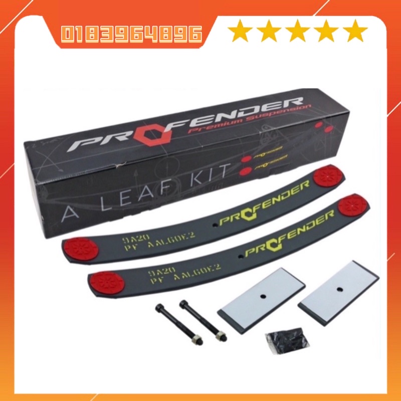 2pcs PROFENDER 9.5mm 12.5mm Add A Leaf Helper Leaf Spring 35mm-50mm For ...