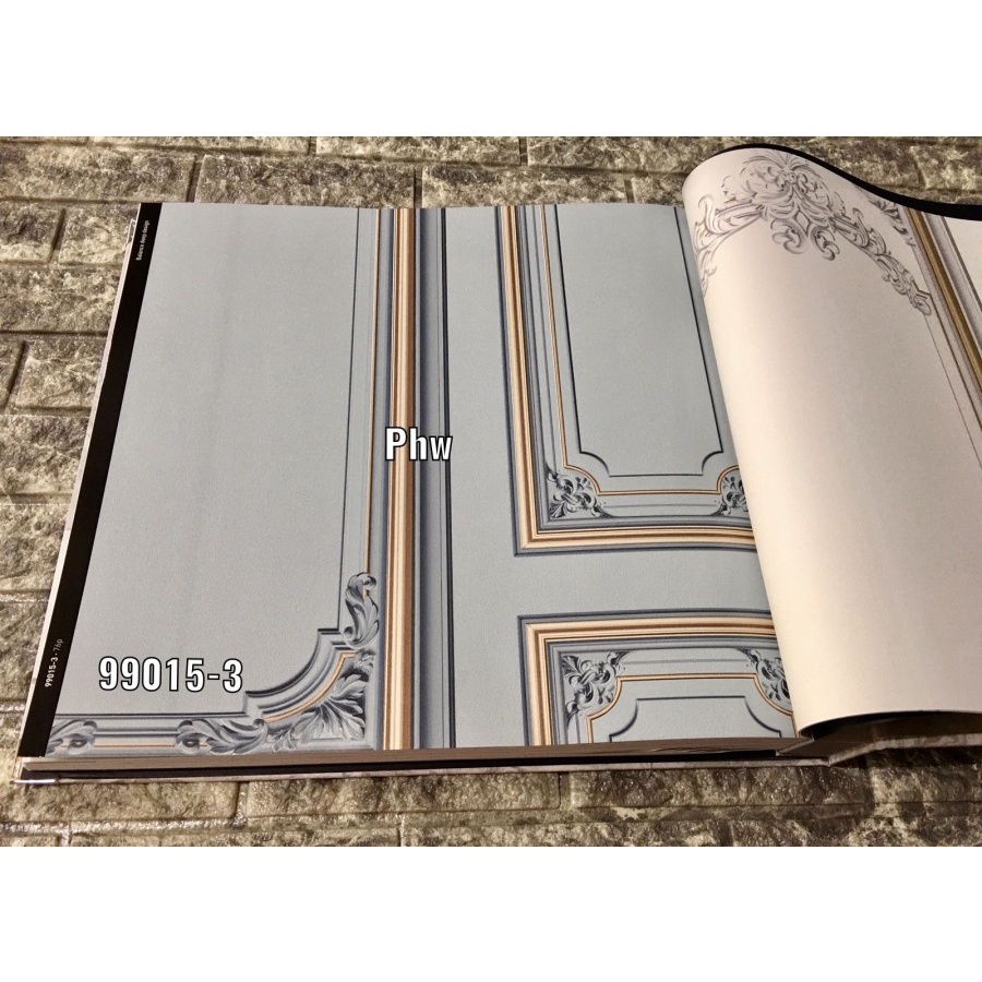 Korean Wall Wallpaper with LVie 3D Partition Wall Molding Motif ...