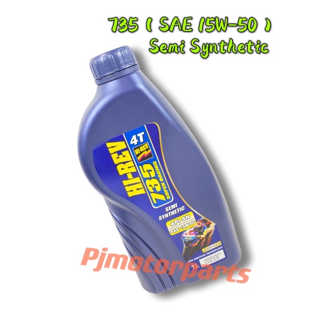4T 100% Original Hi-Rev HiRev (400 634 724 735) (1 Liter) Minyak Hitam ...