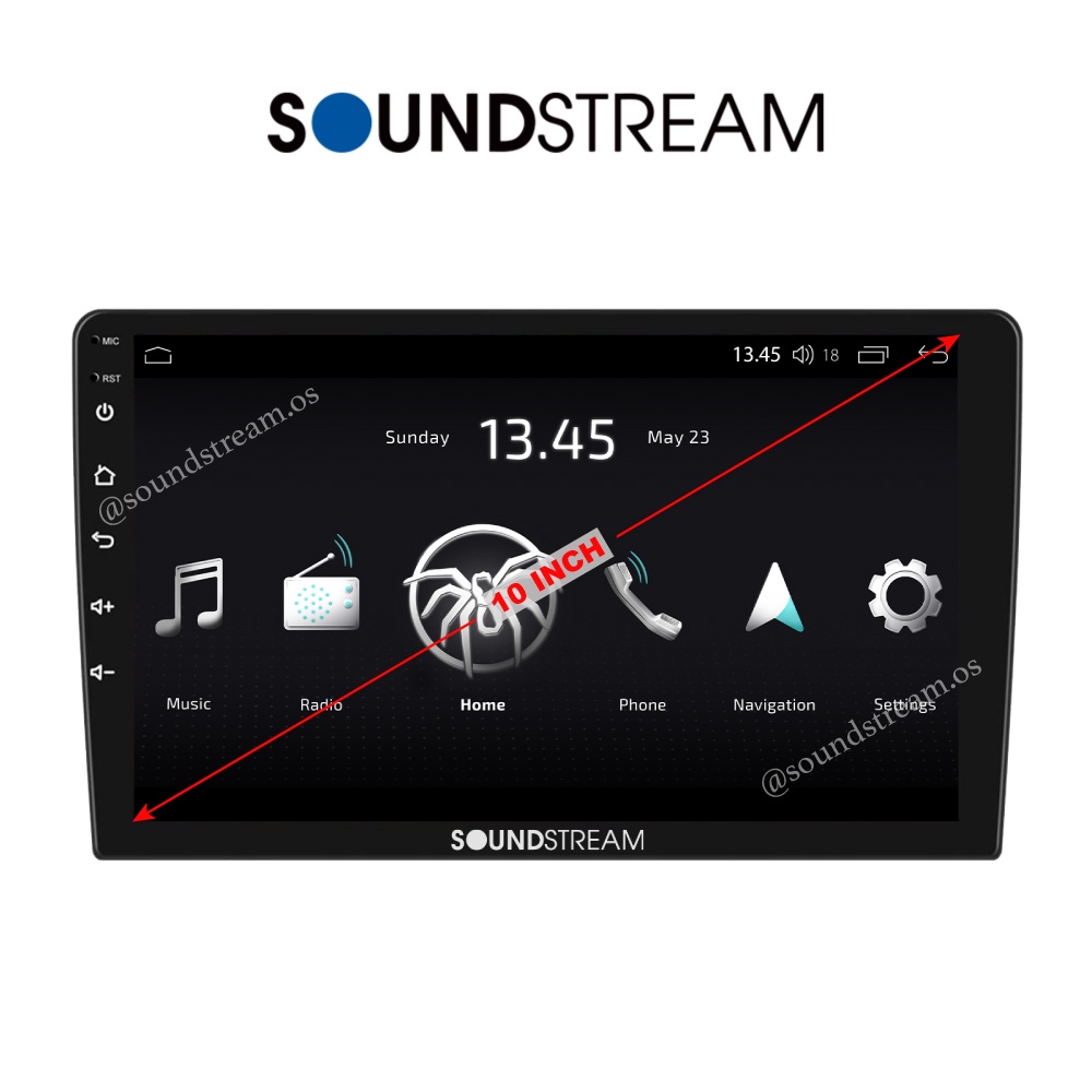 SOUNDSTREAM Anzuo Ultra DSP & 4G SIM Car Android Player (9"/10"/ 2 ...