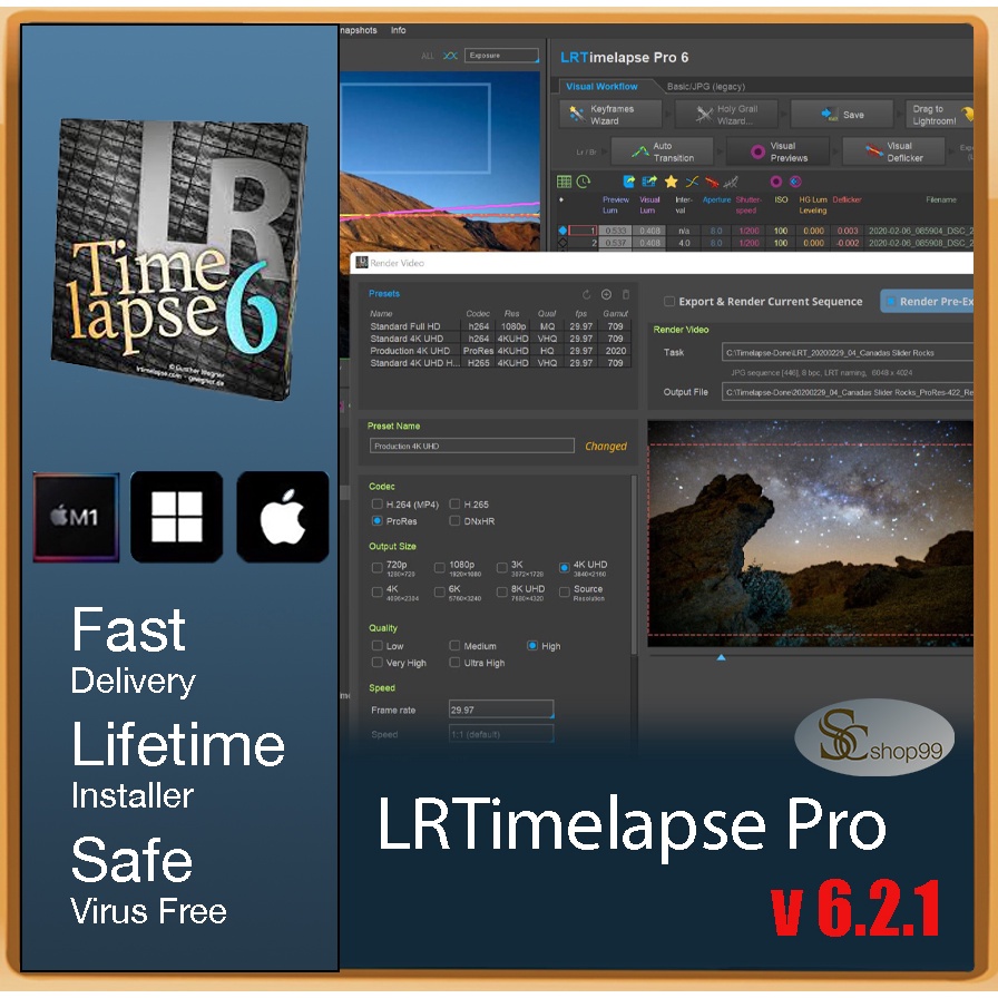 LRTimelapse Pro 6.2.1 For Windows 64bit/macOS/M1 | Shopee Malaysia
