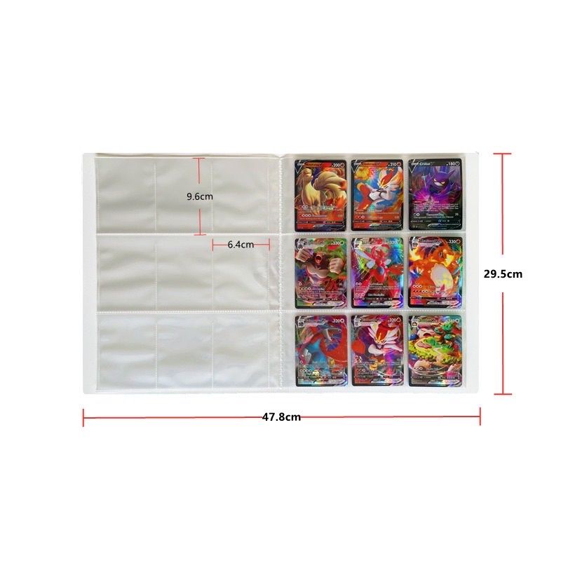 YCH 9 pocket 432 card Pokémon album book anime Map Pokémon card ...