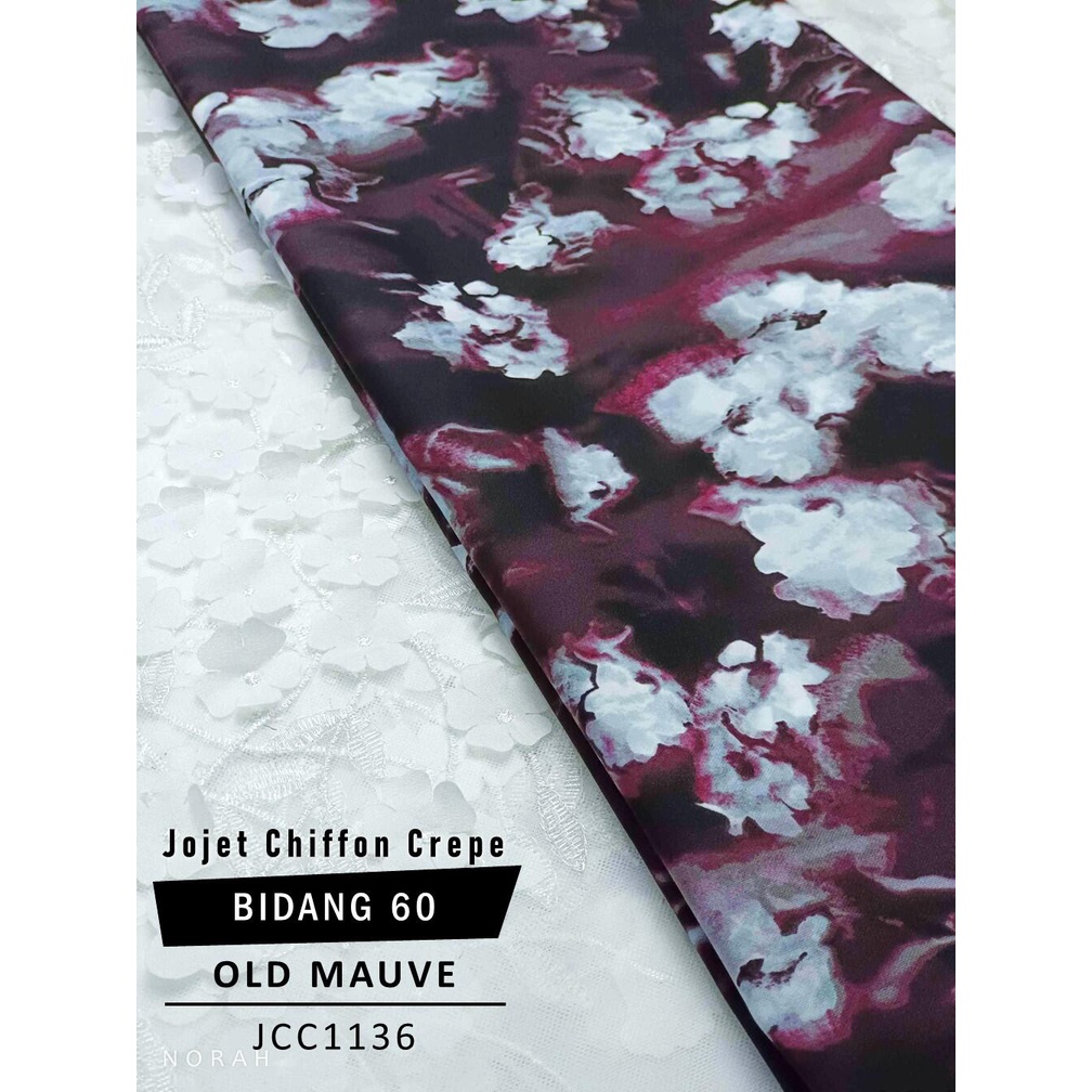 READY STOCK!! KAIN PASANG VIETNAM JOJET CHIFFON CREPE IRONLESS | Shopee ...