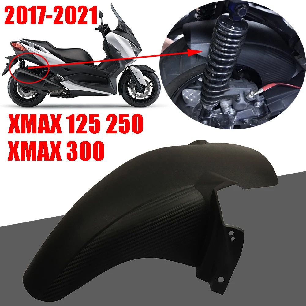 Yamaha Xmax xmax 250 300 MOS Carbon Rear Fender Tire Hugger Mudguard ...