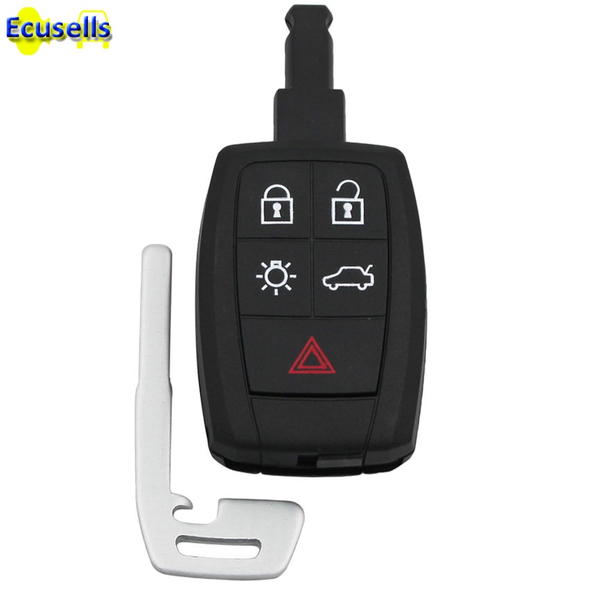 5 Buttons remote key shell case fob FOR VOLVO C70 C30 V40 V50 WITH ...