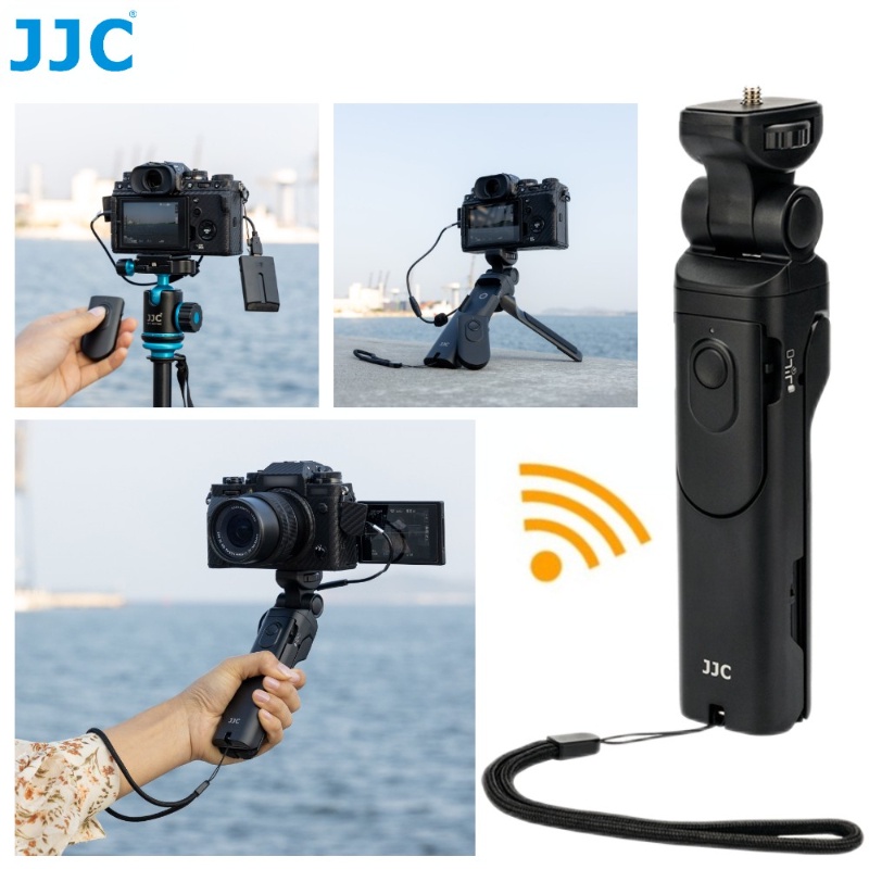 JJC TP-FJW Wireless Remote Control Shutter Mini Tripod Grip for Fuji Fujifilm Camera XM5 XT50 ...