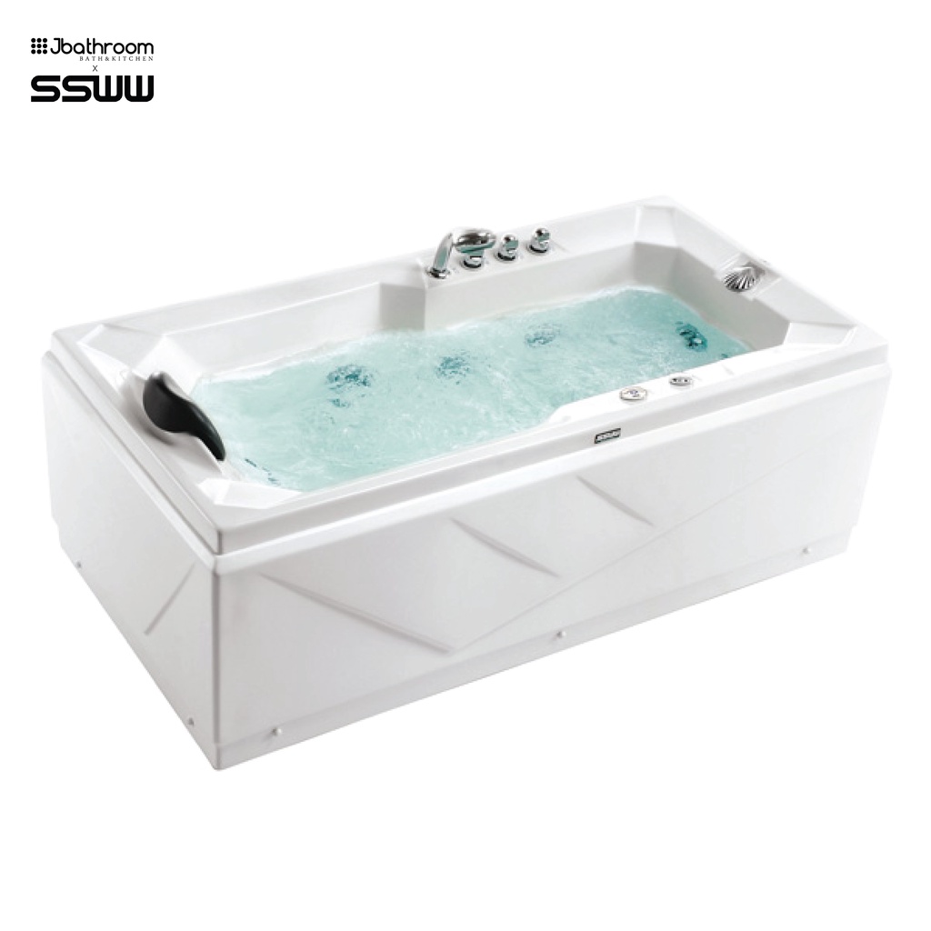 SSWW A102A-W air & hydro massage bath tub | jacuzzi | Shopee Malaysia