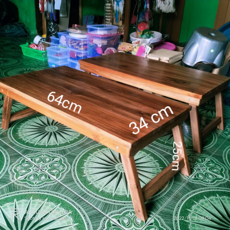 KAYU Folding Table/Teak Wood Study Table/Laptop Table/Multipurpose ...